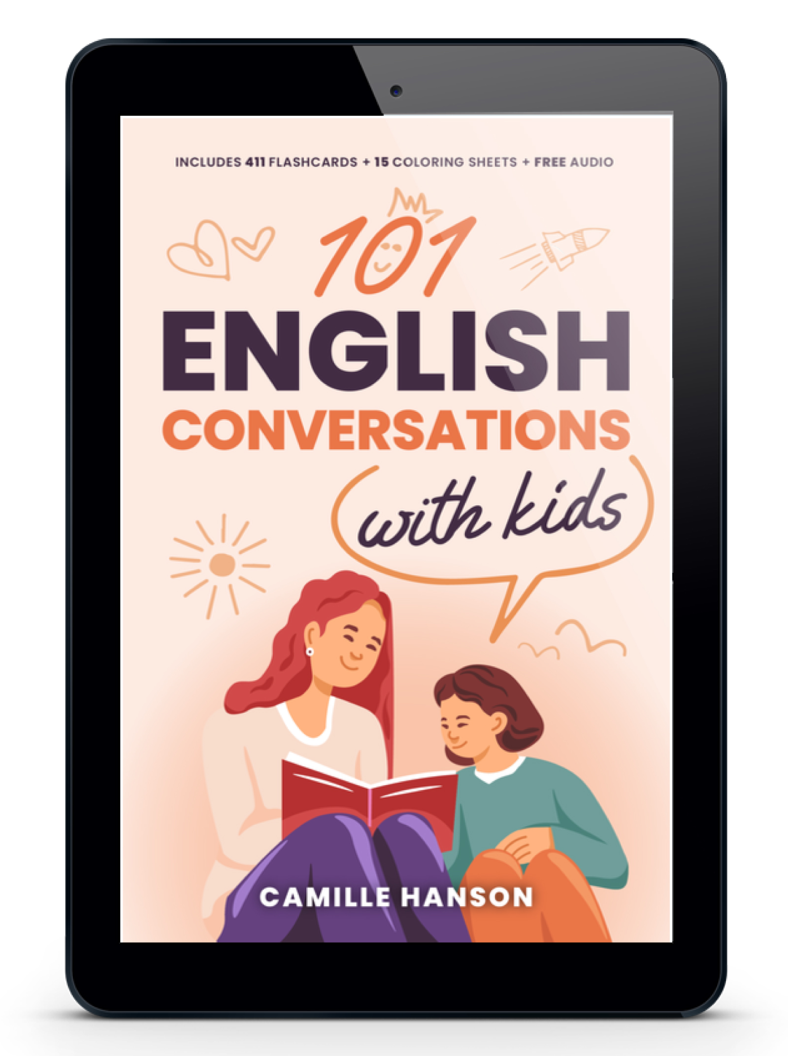 101 English Conversations with Kids E-book + Audio
